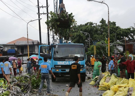 Filipinos Collect Debris That Clog Waterways Editorial Stock Photo ...