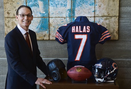 Marc Trestman Poses Memorabilia Lobby Halas Editorial Stock Photo ...