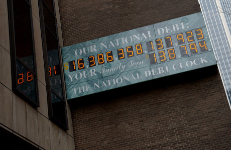 View National Debt Clock New York Editorial Stock Photo - Stock Image ...