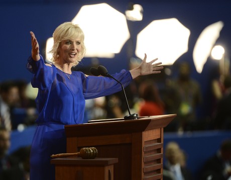 Actress Janine Turner Addresses Delegates During Editorial Stock Photo ...