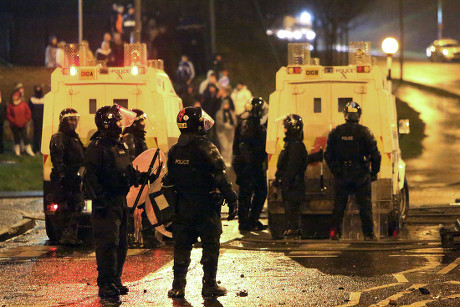 Police Service Northern Ireland Riot Police Editorial Stock Photo ...