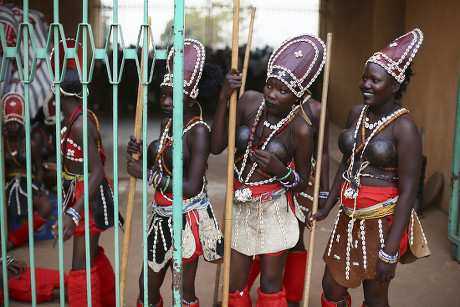 Performers Burkina Faso Dressed Traditional Costume Editorial Stock ...