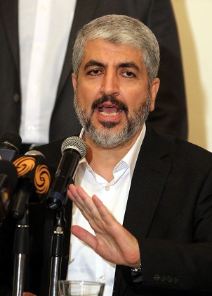 Hamas Leader Khaled Meshaal Speaks During Editorial Stock Photo - Stock ...