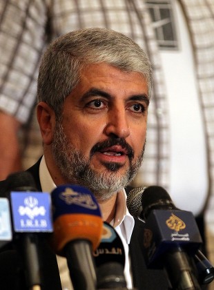 Hamas Leader Khaled Meshaal Speaks During Editorial Stock Photo - Stock ...