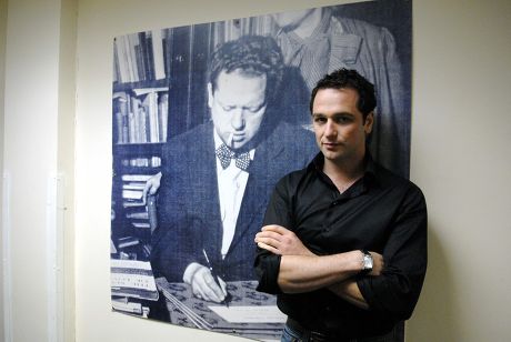 Matthew Rhys Alongside Portrait Dylan Thomas Editorial Stock Photo ...