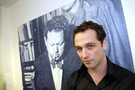 Matthew Rhys Alongside Portrait Dylan Thomas Editorial Stock Photo ...