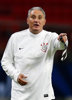 Corinthians Head Coach Tite Leads His Editorial Stock Photo - Stock ...