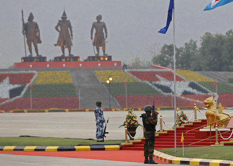 Myanmar Armoured Vehicles Take Part Parade Editorial Stock Photo ...