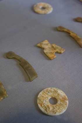 Ancient Chinese Jade Coins Variety Forms Editorial Stock Photo - Stock ...