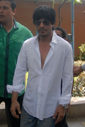 Bollywood Actor Shahrukh Khan Attends Funeral Editorial Stock Photo ...