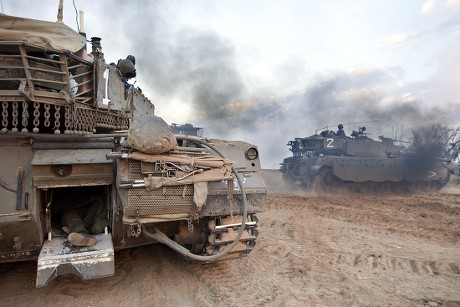 Israeli Soldier Sleeps Inside Merkava Tank Editorial Stock Photo ...