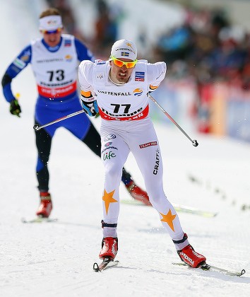 Johan Olsson Front Sweden Crosses Finish Editorial Stock Photo - Stock ...