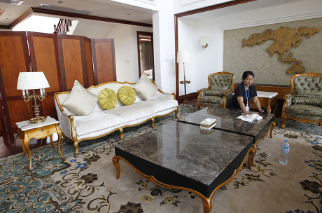 Laotian Worker Cleans Villa Which Will Editorial Stock Photo - Stock ...