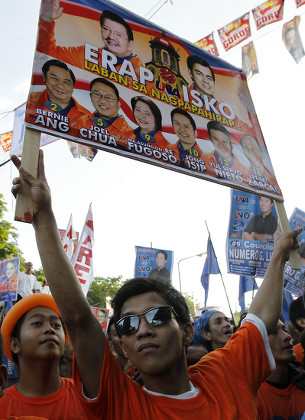 Supporter Former Philippine President Joseph Erap Editorial Stock Photo ...