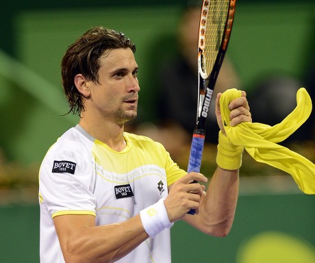 David Ferrer Spain Celebrates After Beating Editorial Stock Photo ...