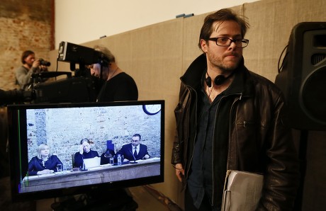 Swiss Director Milo Rau Walks Past Editorial Stock Photo - Stock Image ...