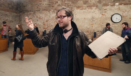 Swiss Director Milo Rau Gestures Before Editorial Stock Photo - Stock ...