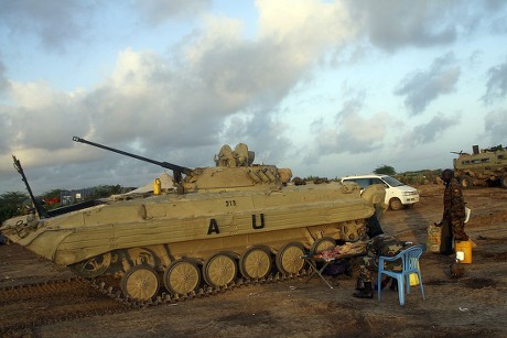African Union Troops On Duty Base Editorial Stock Photo - Stock Image ...