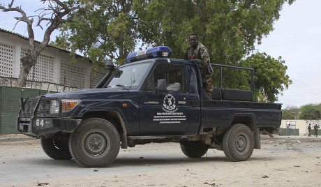 Somali Security Officers On Their Vehicle Editorial Stock Photo - Stock ...