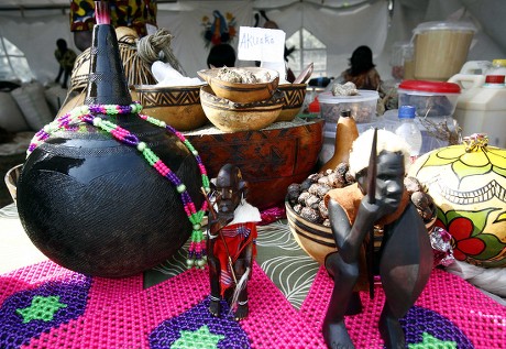 South Sudanese Traditional Handicraft Items Displayed Editorial Stock ...