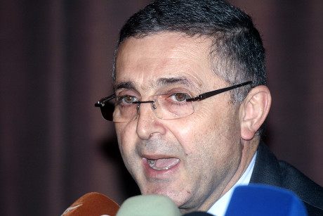 Syrian Minister National Reconciliation Ali Haidar Editorial Stock ...