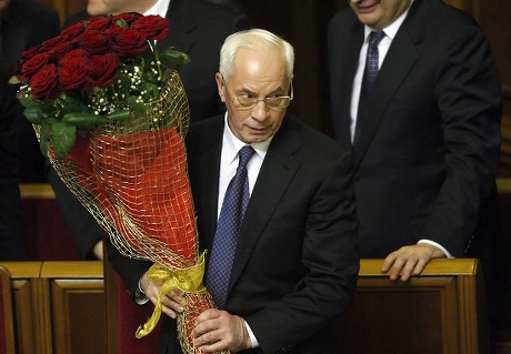 Mykola Azarov Newly Elected Ukrainian Prime Editorial Stock Photo ...