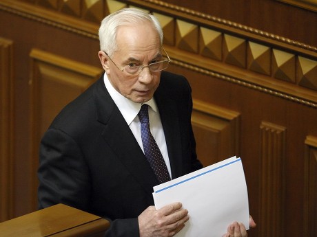 Mykola Azarov Newly Elected Ukrainian Prime Editorial Stock Photo ...