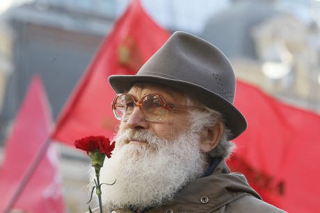 Ukrainian Man Communist Party Supporter Attends Editorial Stock Photo ...