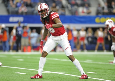 Wisconsin Badgers Wide Receiver Robert Wheelwright Editorial Stock ...