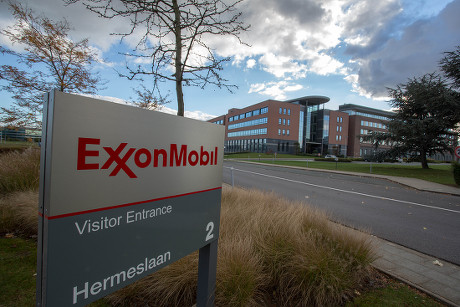 Exonmobil Logo Front Exonmobil Building Machelen Editorial Stock Photo ...