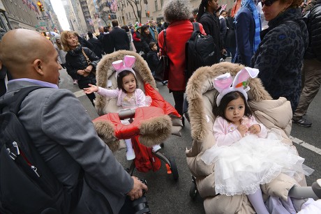 Family Attends Easter Sunday Parade Front Editorial Stock Photo - Stock ...