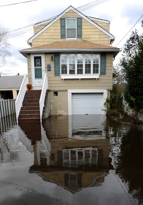 Home Still Flooded Seen Aftermath Hurricane Editorial Stock Photo ...