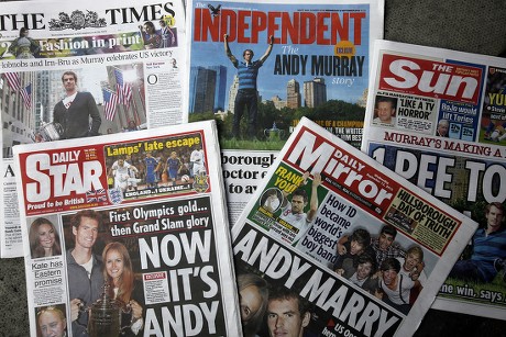 British National Newspapers Pictured London Britain Editorial Stock ...