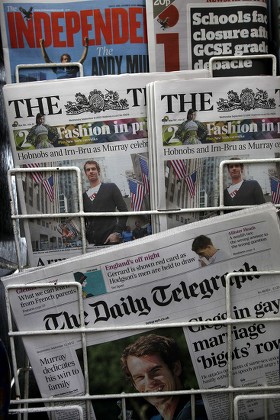 British National Newspapers Pictured London Britain Editorial Stock ...
