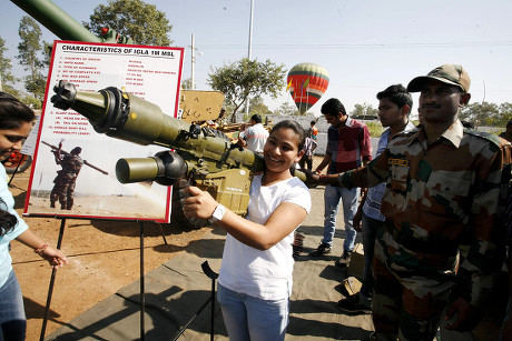Young Girl Holds Rocket Launcher Displayed Editorial Stock Photo ...