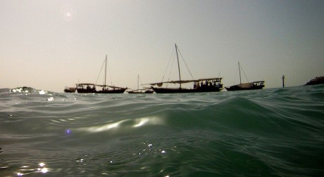 Wooden Ships Leave Coast Kuwait Sea Editorial Stock Photo - Stock Image ...
