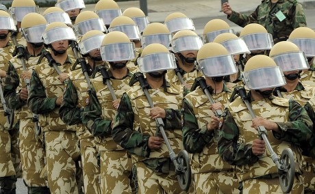 Lebanese Soldiers Explosives Unit March Military Editorial Stock Photo ...