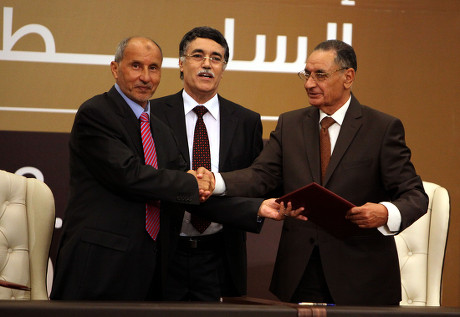 Libyas National Transitional Council Tnc Chairman Editorial Stock Photo ...