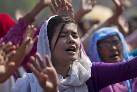 Group Nepalese Christian Devotees Have Their Editorial Stock Photo ...