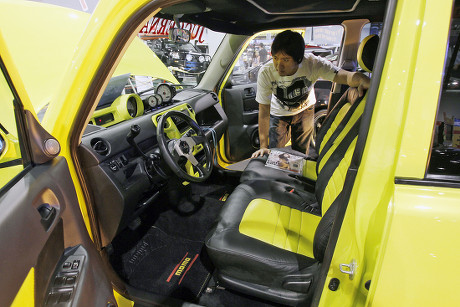 Filipino Looks Into Interior Customized Vehicle Editorial Stock Photo ...