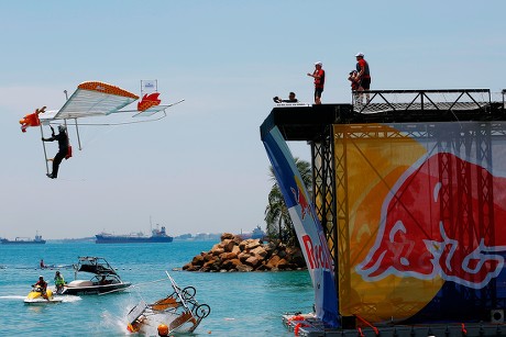 Pilot Red Bull Flugtag Flies Off Editorial Stock Photo - Stock Image ...
