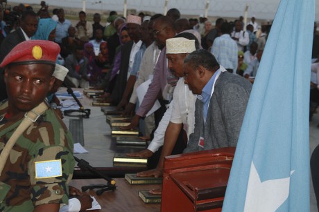 Members Somalias New Parliament Place Their Editorial Stock Photo ...