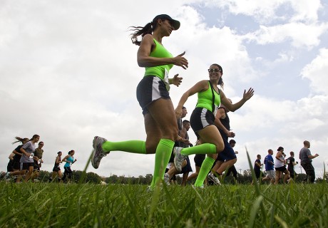 Two Runners Part Second Group Run Editorial Stock Photo - Stock Image ...