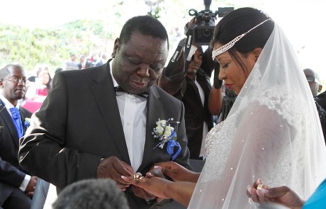Zimbabwe Prime Minister Morgan Tsvangirai Marries Editorial Stock Photo ...