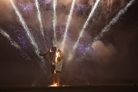 Fireworks Start Effigy Us Cyclist Lance Editorial Stock Photo - Stock ...