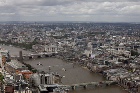 General View Londons River Thames Showing Editorial Stock Photo - Stock ...