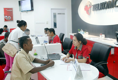 East Timorese Customers Visit New Telkomcel Editorial Stock Photo ...