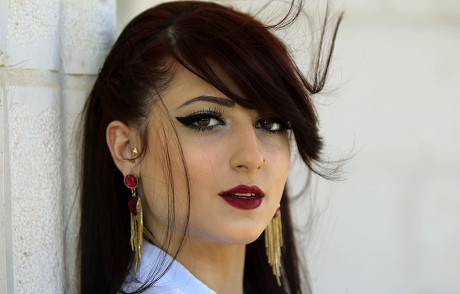Palestinian Model Razan Abu Assab Poses Editorial Stock Photo - Stock ...