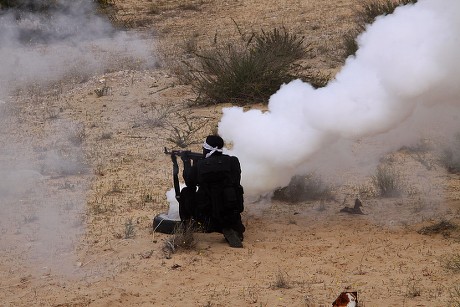 Masked Gunmen Al Mujahideen Brigades Loyal Editorial Stock Photo ...
