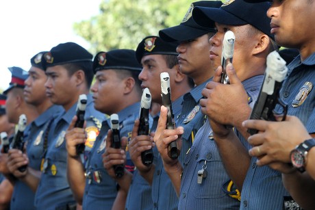 Members Philippine National Police Force Assembled Editorial Stock ...